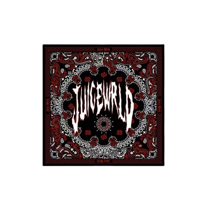 Juice WRLD腰果花印花时尚西海岸嘻哈hiphop街头方巾头巾