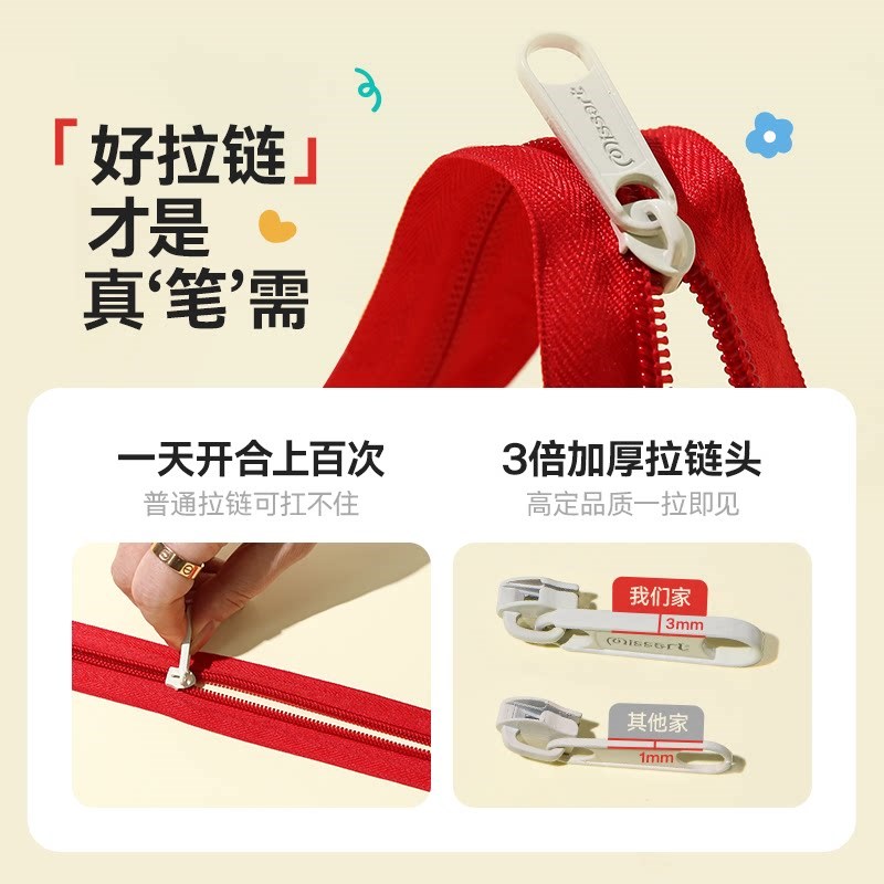 速发Mit 手提拎书L型层学科补习袋小学生科目分类袋初中试卷资料