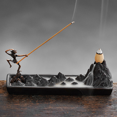 速发倒流香炉摆件线香熏香炉点香盘香托香内熏香创意香插家用室座