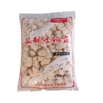 中基盐酥杏鲍菇2kg*6袋裹粉炸蘑菇休闲油炸小吃