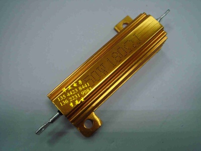铝壳电阻器50W180ΩJ （180 OHM）RX24 金色金属电阻（211123）