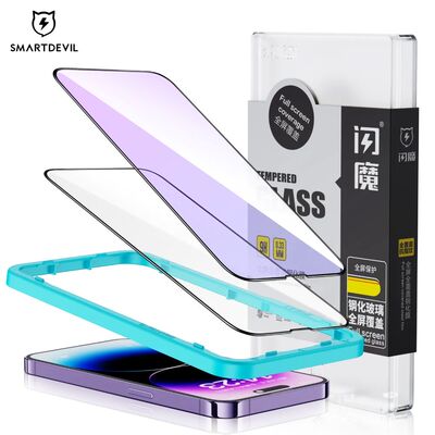 SmartDevil for iPhone 14 11 Full Cover Tempered Glass for iP