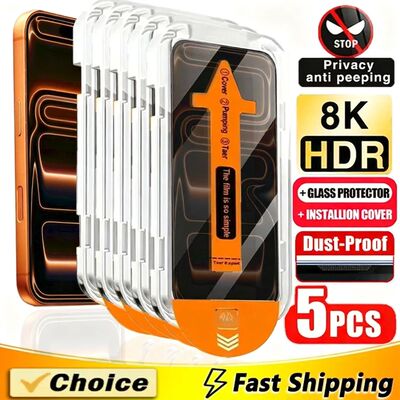 Privacy Screen Protector For iPhone 17 Pro Max 16 15 11 12 1
