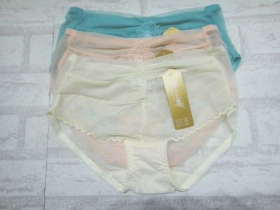 春夏新款雅安莉娜2188 2189配套底裤蕾丝网三角裤