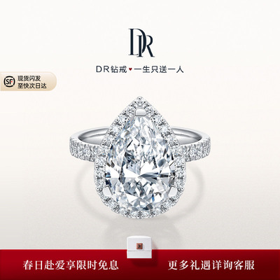 DR简奢款求婚钻戒大克拉奢华美钻
