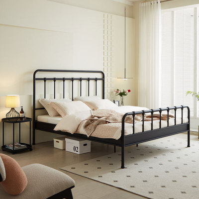 铁艺床纯铁结实稳固环保复古