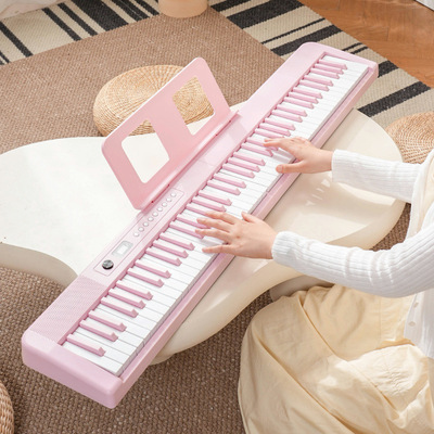 智能电钢琴 初学者成年电子琴多功能便携充电88键电子钢琴