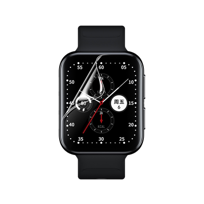 适用oppowatch free手表保护贴膜oppowatchFree智能oppo运动watch手环NFC版钢化软膜全屏覆盖水凝膜全包曲面