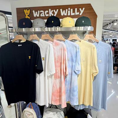 Wacky willy火柴人专柜正品春夏新款多巴胺配色短袖T恤WA2602ST01