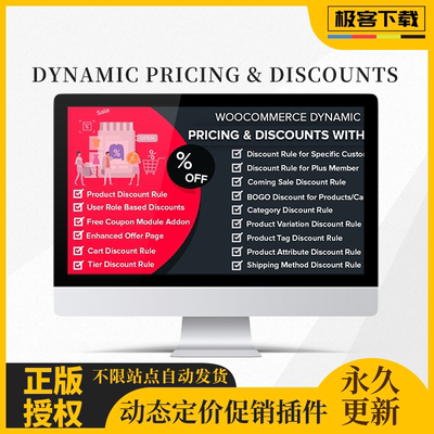 WooCommerce Dynamic Pricing & Discounts 动态定价促销插件