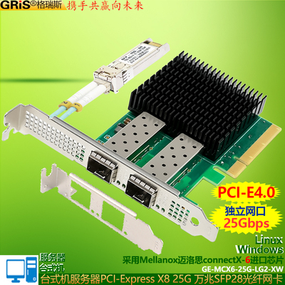 GRIS服务器25G万兆网卡SFP28