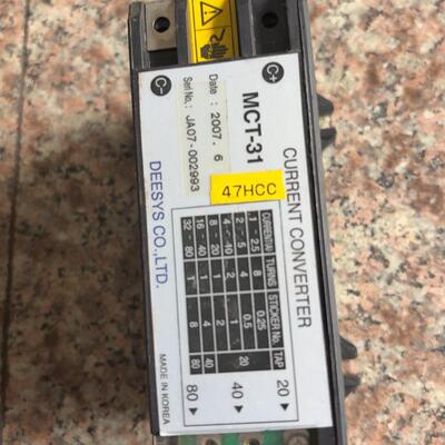 议价Deesys MCT-31 电流转换器 1-80A 适配交流电机维修