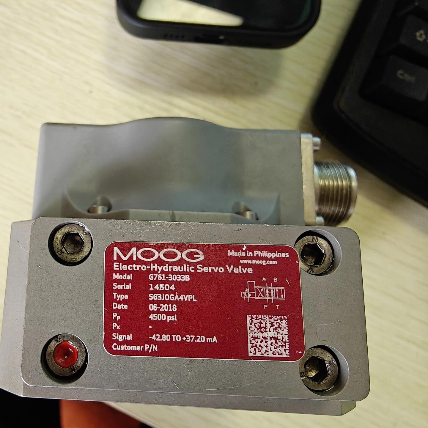 议价G761-3033B MOOG穆格伺服阀 电液工控液压控制元件维修