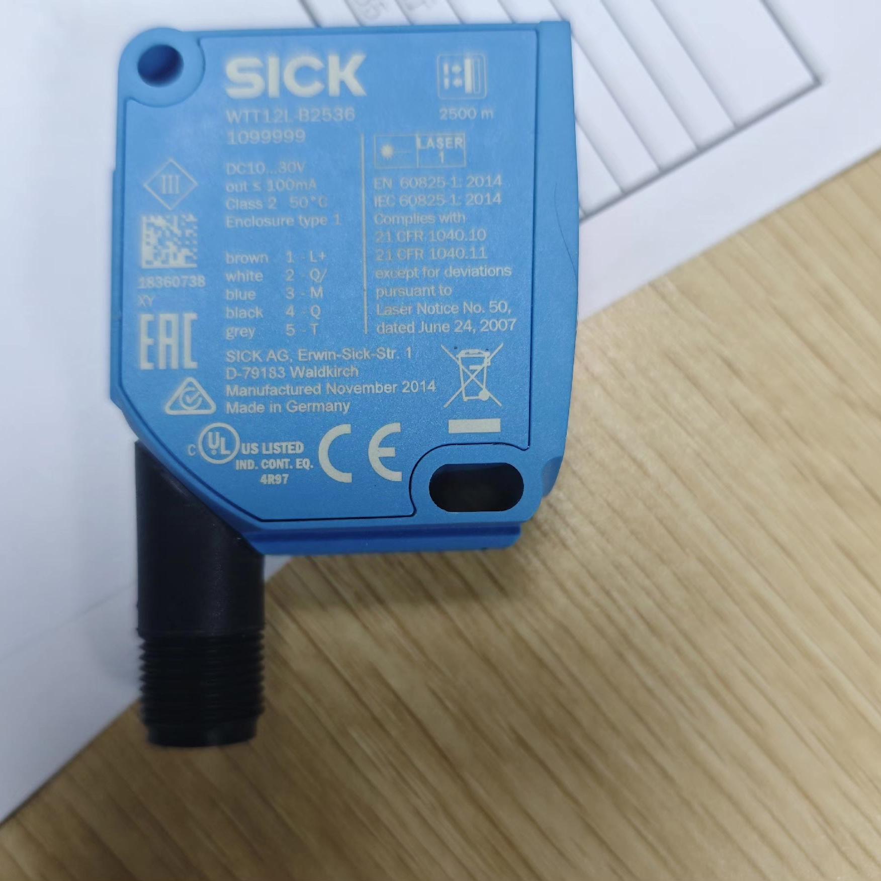 议价WTT12L-B2536 激光光电传感器 工业工控自动化感应器件维修