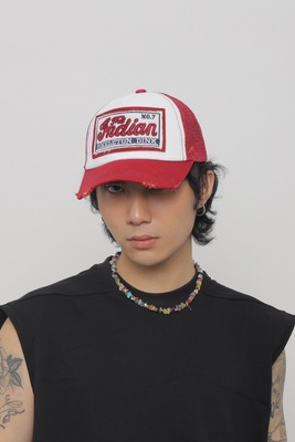 潮牌美式街头复古字母货车帽