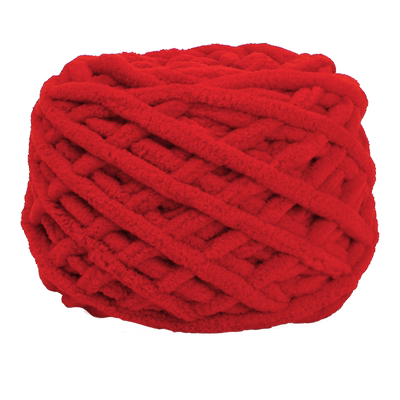 冰条线围巾编织红色圣诞节礼物