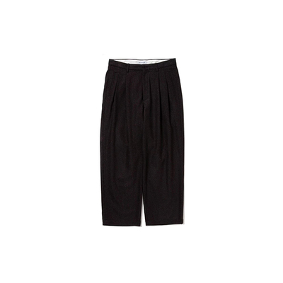 Cootie Silk Nep Herringbone 2 Tuck 日产 羊毛6混纺长裤