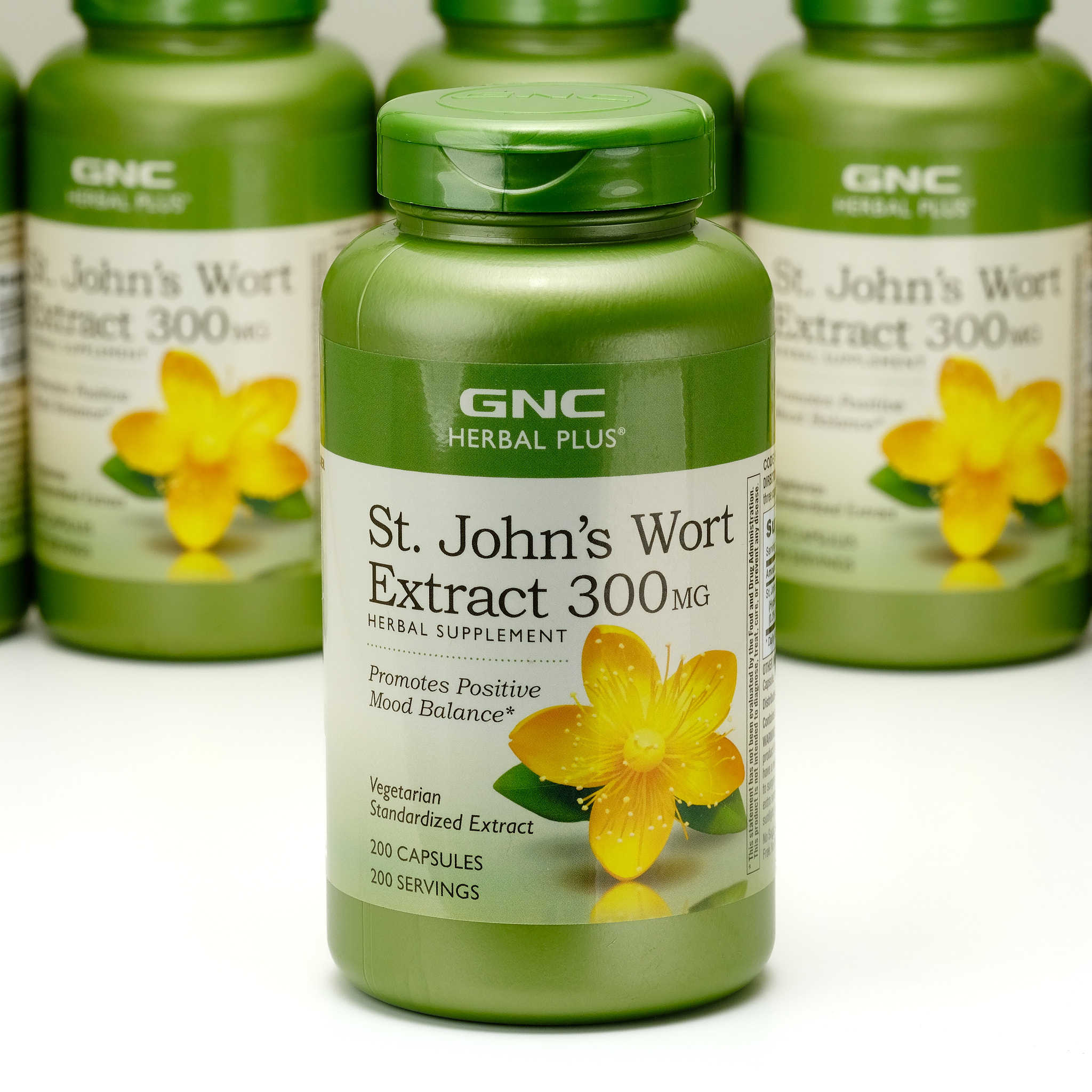 现货美国GNC ST.JOHN'S WORT EXTRACT圣约翰草300mg200粒情绪平衡