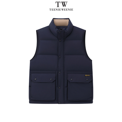 Teenie Weenie2025冬轻便羽绒马甲TNJD254TB3A