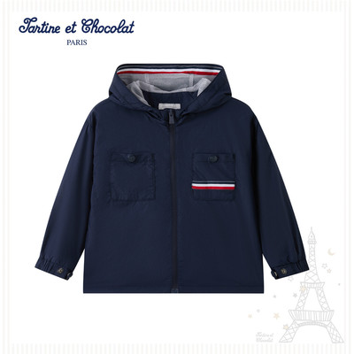tartineetchocolat法国巧克力童装 男童连帽 外套CIJAG2314K