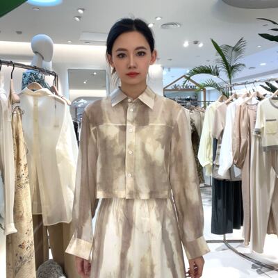 欧海一生女士简约休闲衬衫T5093YF16609