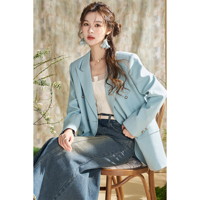 谜秀春款宽松版西装外套MXD12W0290