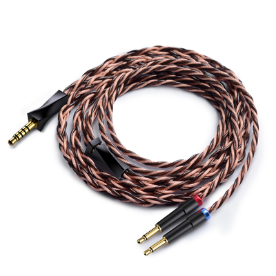 meze耳机线109pro升级线头戴双3.5耳机线4.4平衡线hifiman升级线