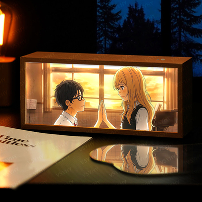 四月是你的谎言有马公生宫园薰周边灯光画送男生生日礼物小夜灯