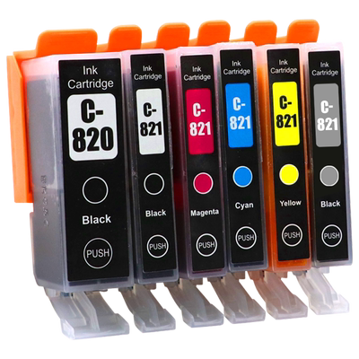 MAG适用佳能PGI-820 CLI-821墨盒佳能iP3680 iP4680 iP4760 MX868 MX876 MP545 MP558 MP568 628打印机油墨水