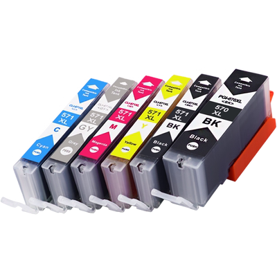 MAG适用佳能PGI-570XL墨盒CLI571XL墨水盒PIXMA TS6853 TS6050 MG7753 MG7750 MG7751黑彩色喷墨打印机油墨盒