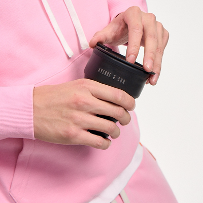 AVENUESON大道之子2025黑色可折叠便携水杯