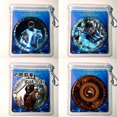 真人快打 Mortal Kombat 周边挂件吧唧徽章镭射谷子胸针定制