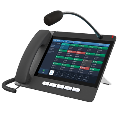 带鹅颈麦可视对讲主机深简10寸屏