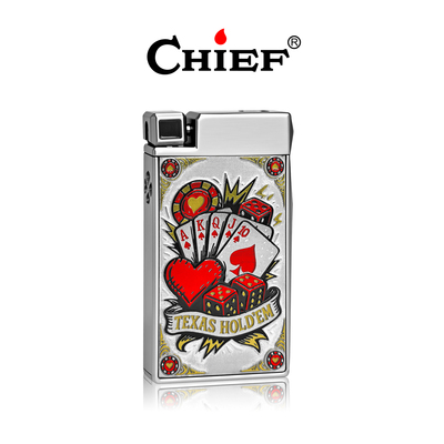 【首创系列-火柴式点火】Chief首领煤油电弧打火机独创造型