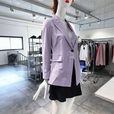 XS-S穿 TH0EORY 紫罗兰羊毛外套 810