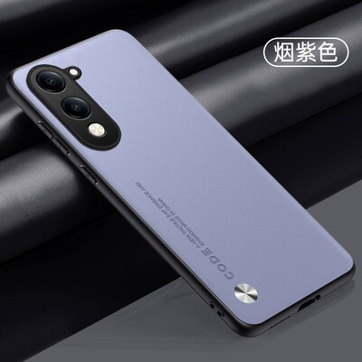适用vivoy04手机壳y04海外版简约素皮维沃yo4全包镜头保护套viv0超薄viviy硅胶voviy皮革vovoy防摔4g新款case