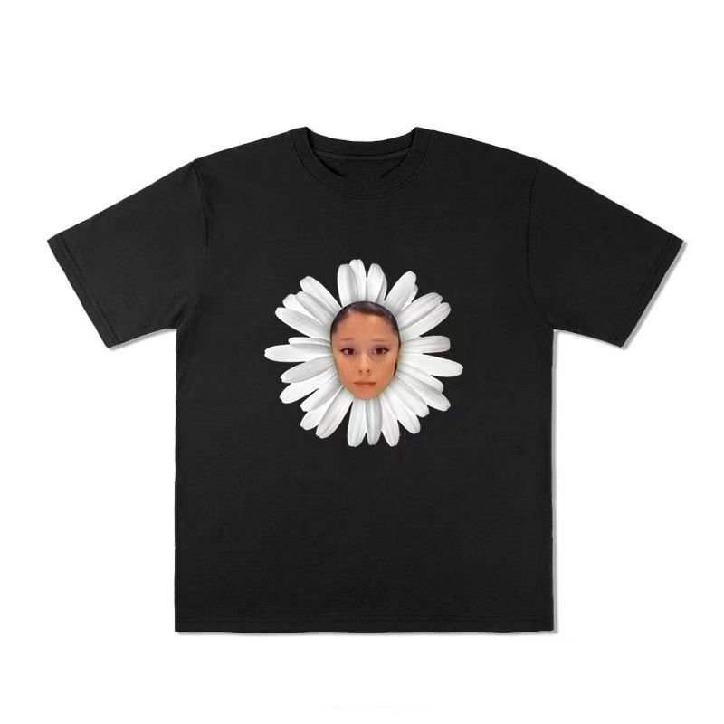 PETAL ARIANA GRANDE爱丽A妹自制周边短袖T恤宽松纯棉AG8新专辑