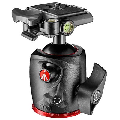 曼富图镁合金相机三脚架球型云台