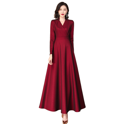 园子靓衣高端喜婆婆连衣裙长裙