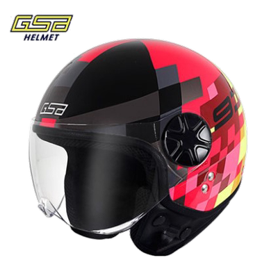 GSB头盔男女复古电动夏季机车