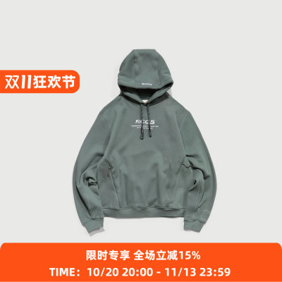 RCOS Script Hoodie - CF 重磅棉刺绣连帽卫衣