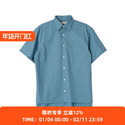 YOKE高支棉经典款短袖衬衫