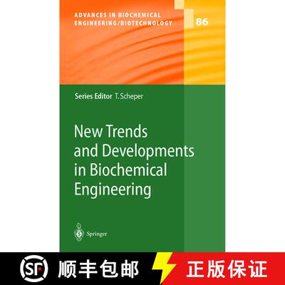 【3-4周达】精装 New Trends and Developments in Biochemical Engineering [9783540403791]