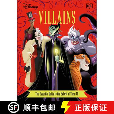 【3-4周达】精装 Disney Villains The Essential Guide, New Edition (New Edition) [9781465489531]