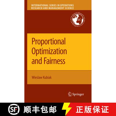 【3-4周达】精装 Proportional Optimization and Fairness [9780387877181]