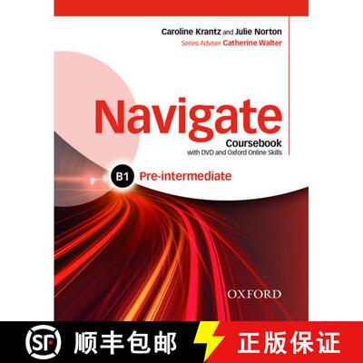 【3-4周达】Navigate: Pre-Intermediate B1: Coursebook, e-book and Oxford Online Skills Program [9780194566506]