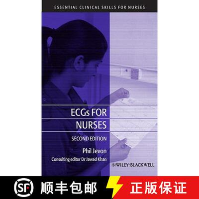 【3-4周达】Ecgs For Nurses 2E [Wiley护理学] [9781405181624]