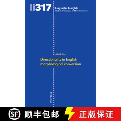 【3-4周达】精装 Directionality in English morphological conversion [9783034357883]