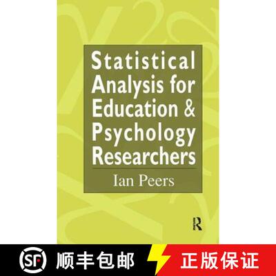 【3-4周达】精装 Statistical Analysis for Education and Psychology Researchers: Tools for Researchers ... [9781138421356]