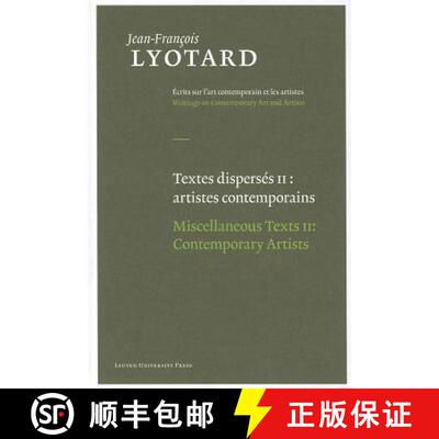 【3-4周达】精装 Textes dispersés II: artistes contemporains / Miscellaneous Texts II: Contemporary A... [9789058678867]